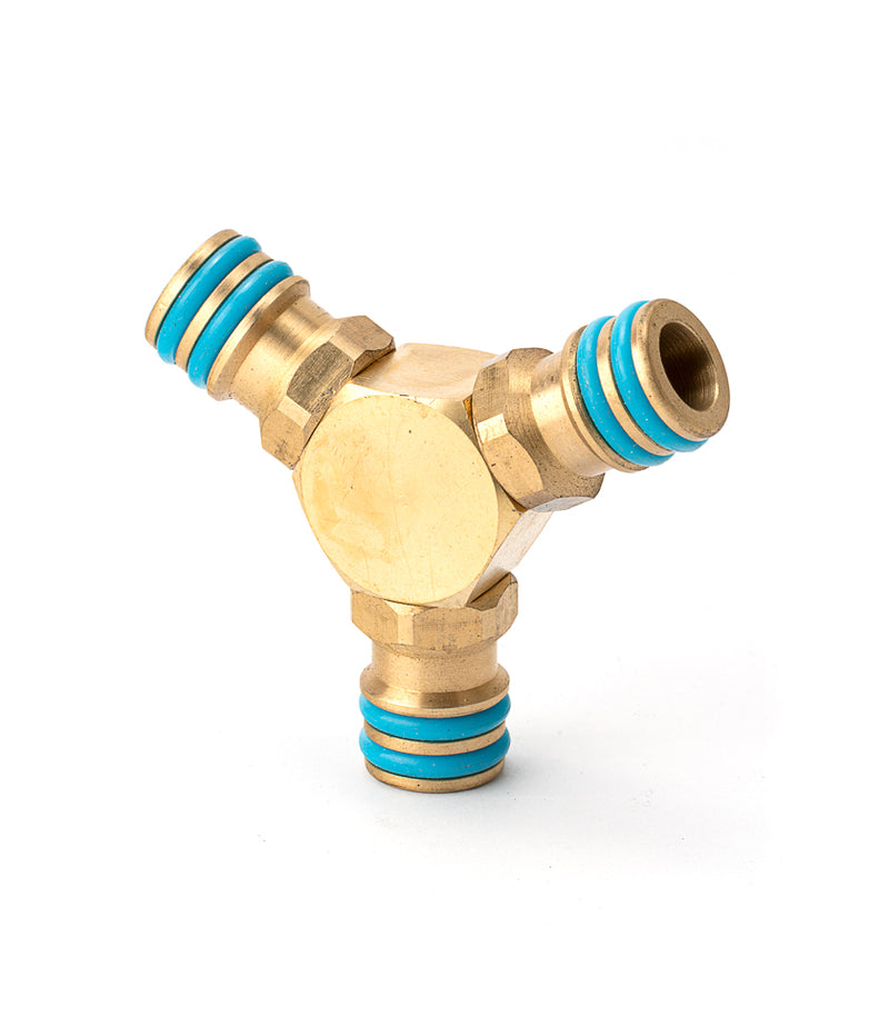 Holman Brass 3 Way Coupling - 12mm