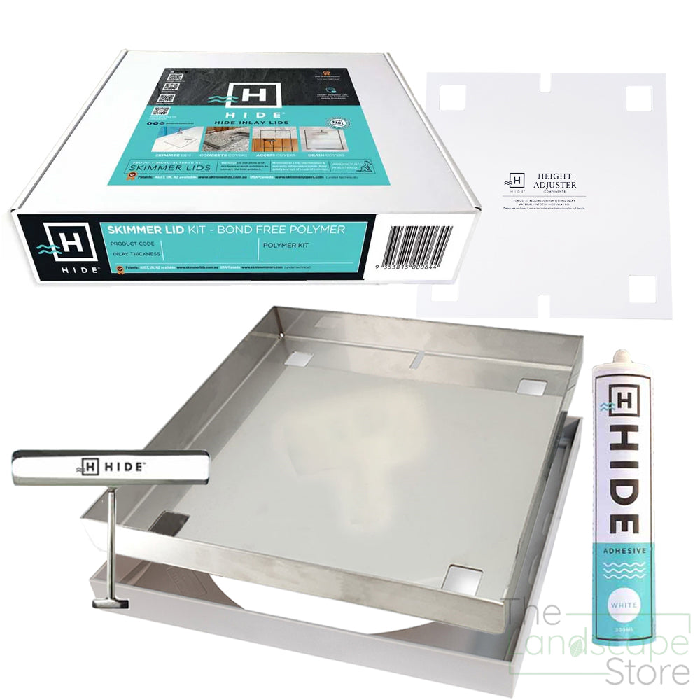 Hide Skimmer Lid & Access Cover - Stainless Steel Lid with Polymer Edg ...