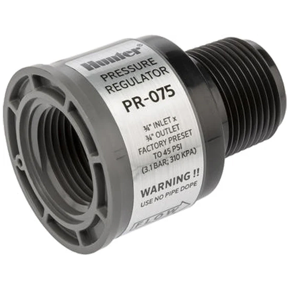 Hunter 45PSI Pressure Regulator 3/4in Female to Male – The Landscape Store