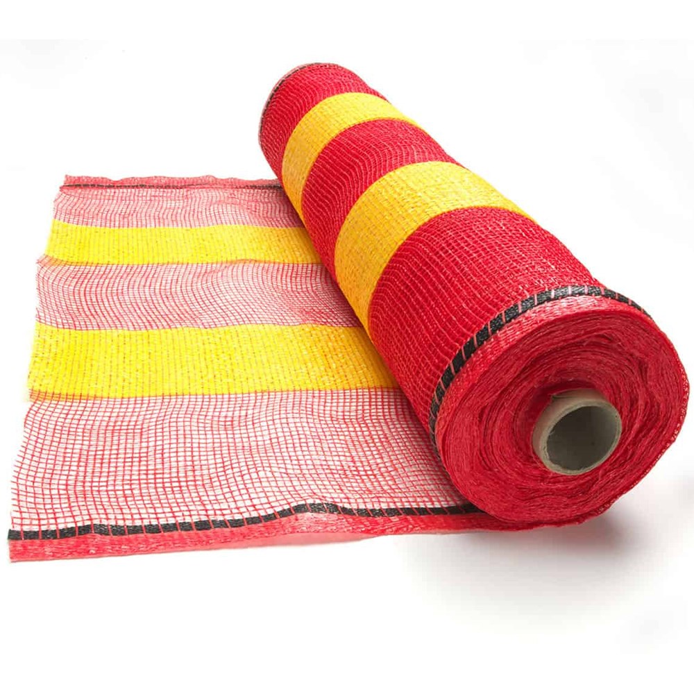 Orange Yellow Safety Barrier Mesh 0.9m x 50m Roll – The Landscape Store