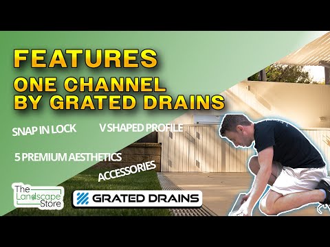 'One Channel' Outdoor Modular Drainage System – The Landscape Store